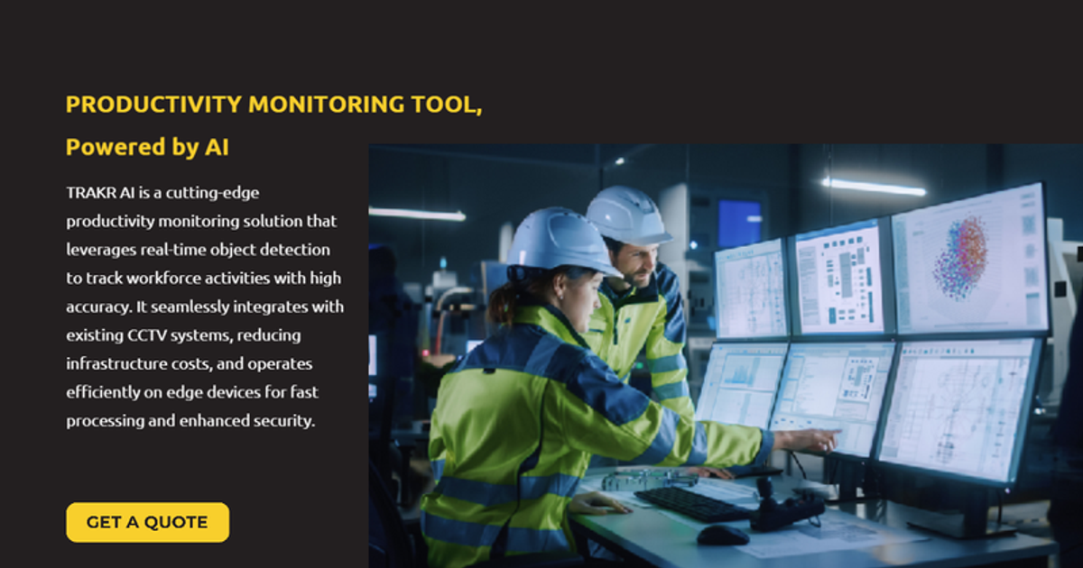 TRAKR AI PRODUCTIVITY MONITORING TOOL